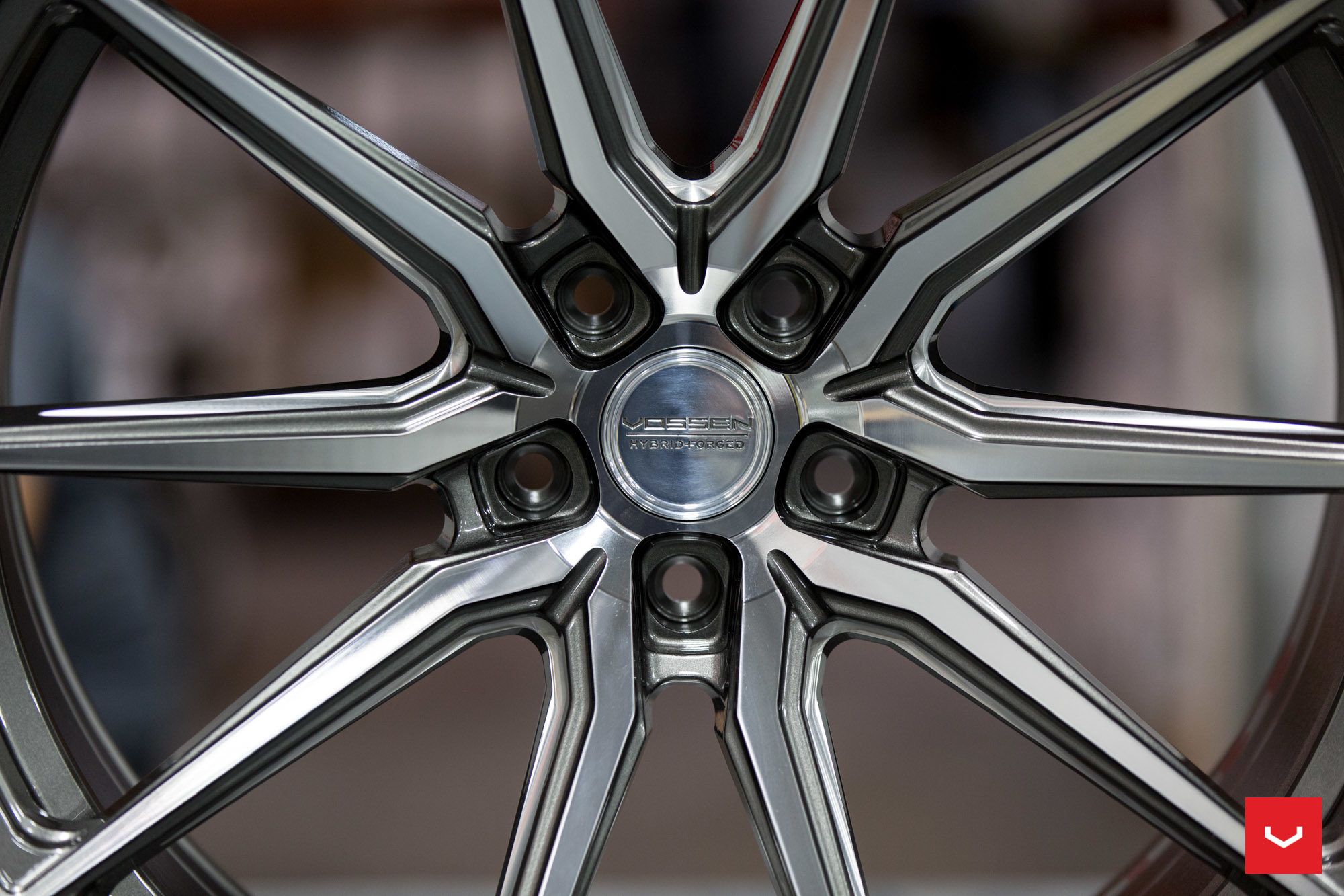 Vossen HF-3: Цвет Gloss Graphite Polished